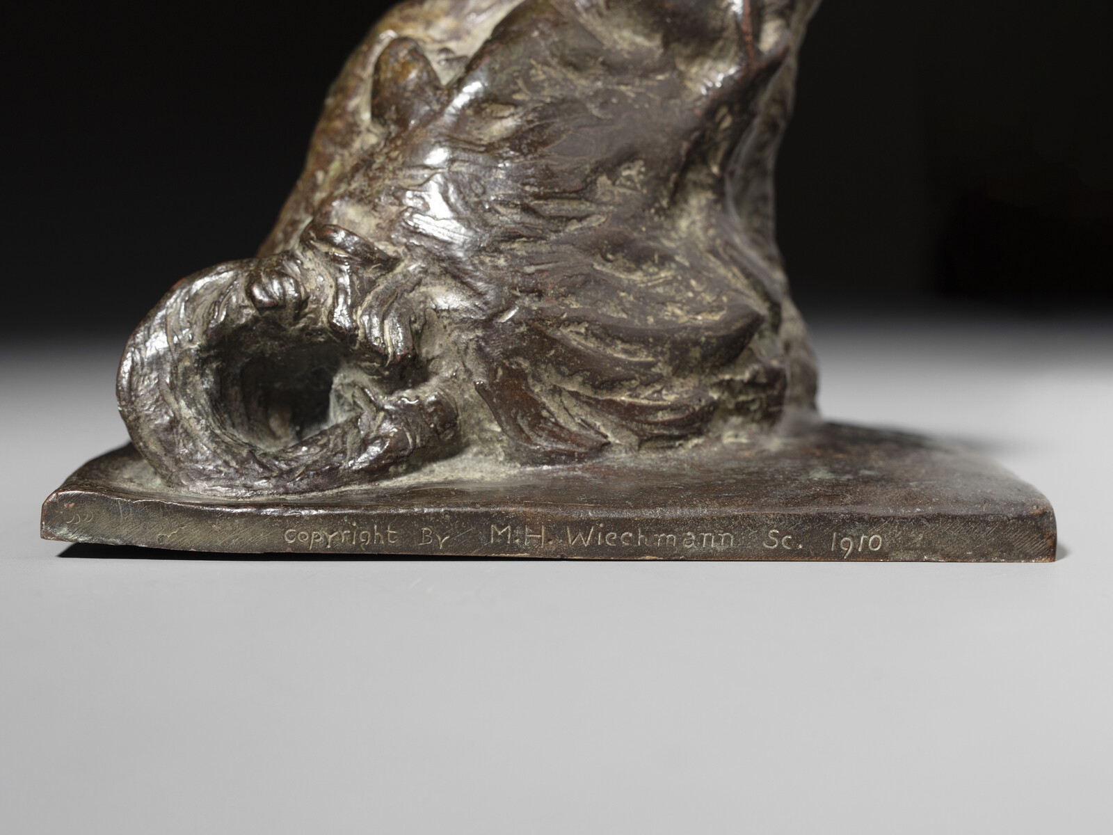 Margaret Helen Wiechmann | Square-shaped clipeus depicting a lioness's ...