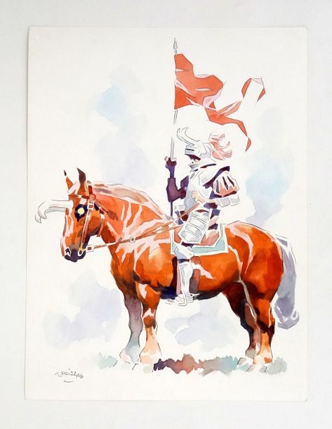Thomas Frisano | Illustration of a knight | MutualArt