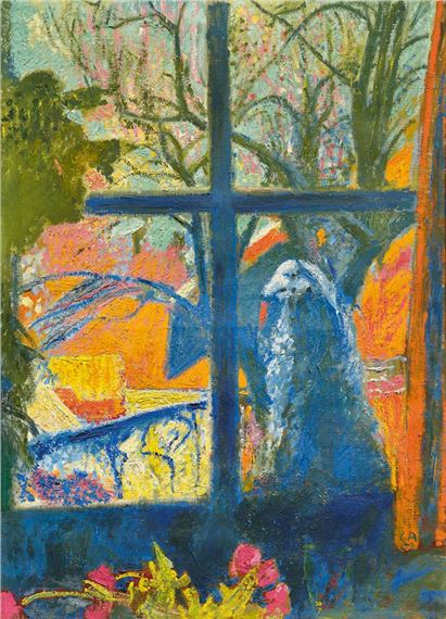 Cuno Amiet | View from the studio (1952) | MutualArt