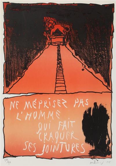 Pierre Alechinsky | Ne méprisez pas l'homme qui fait craquer ses ...
