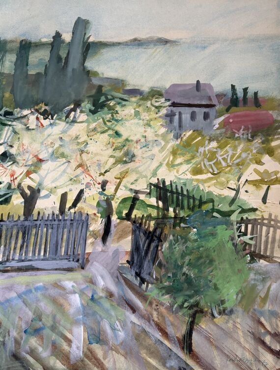 Gyula Konkoly | Ábrahámhegy (1957) | MutualArt