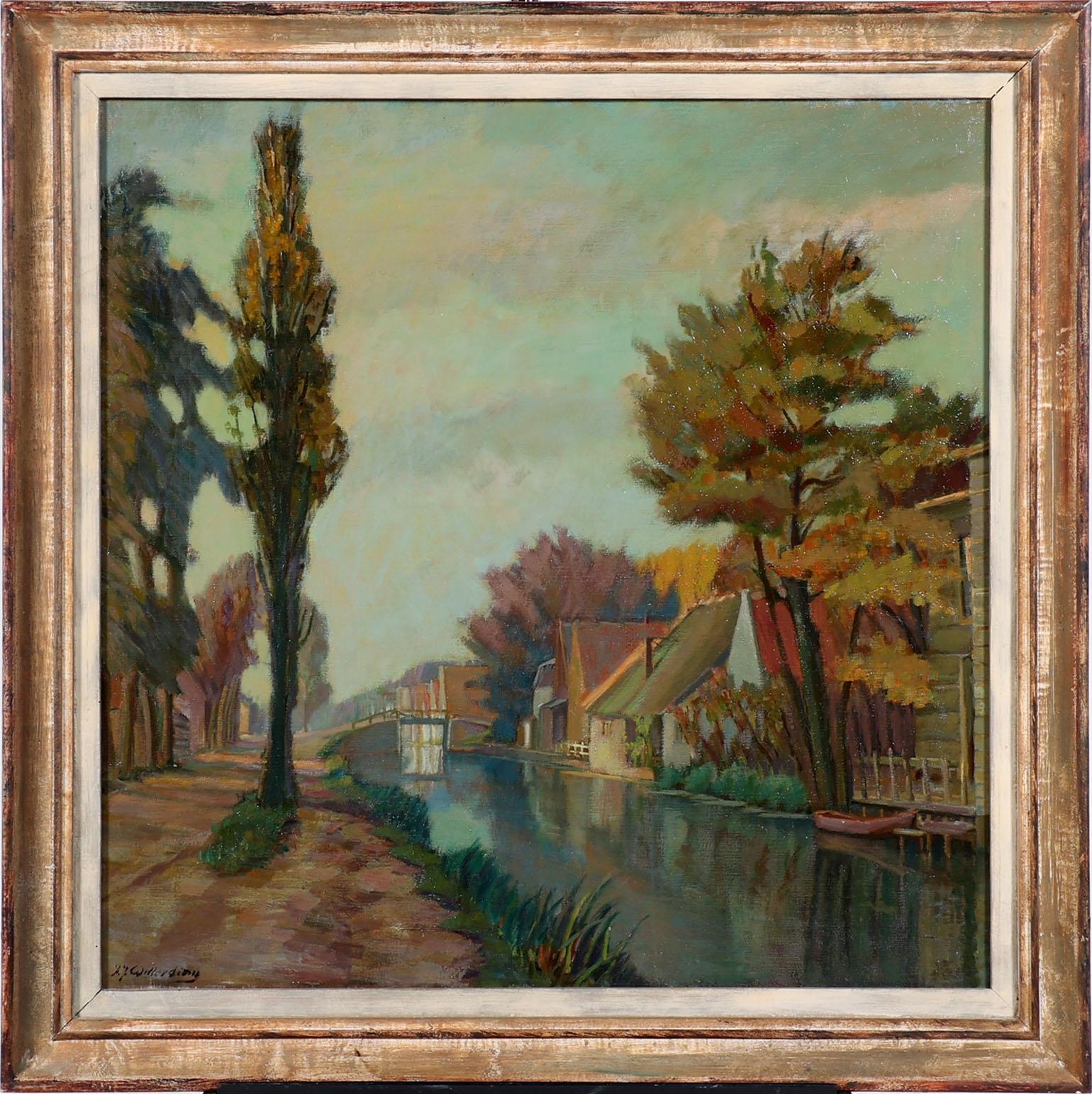 Karel Joseph Willerding | Landschap met vaart | MutualArt