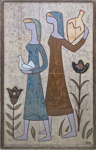 Eleftheria Drosaki Michailidou | Two Women | MutualArt