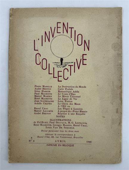 Raoul Ubac | Collective Invention (1940) | MutualArt