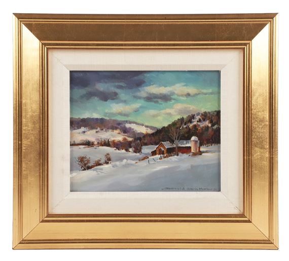Donald Allen Mosher | Woodstock in Winter | MutualArt