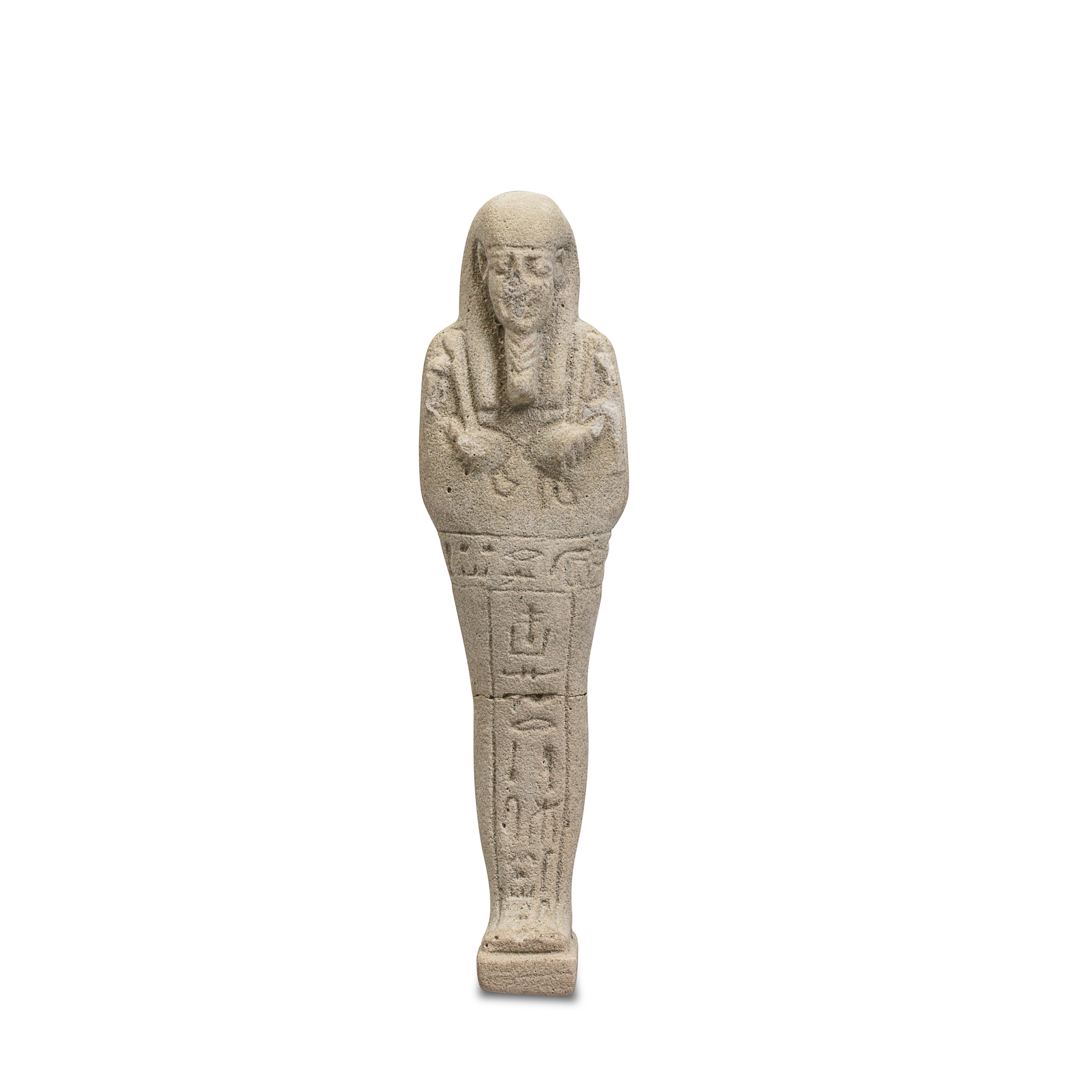 Egyptian School | An Egyptian pale green faience shabti for Nefer-Ka ...