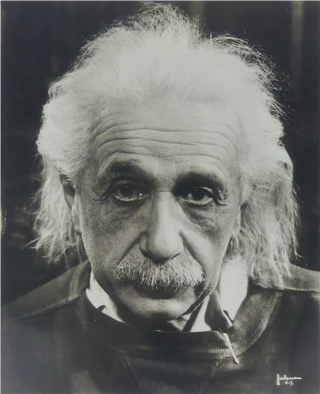Philippe Halsman | ALBERT EINSTEIN (1955) | MutualArt