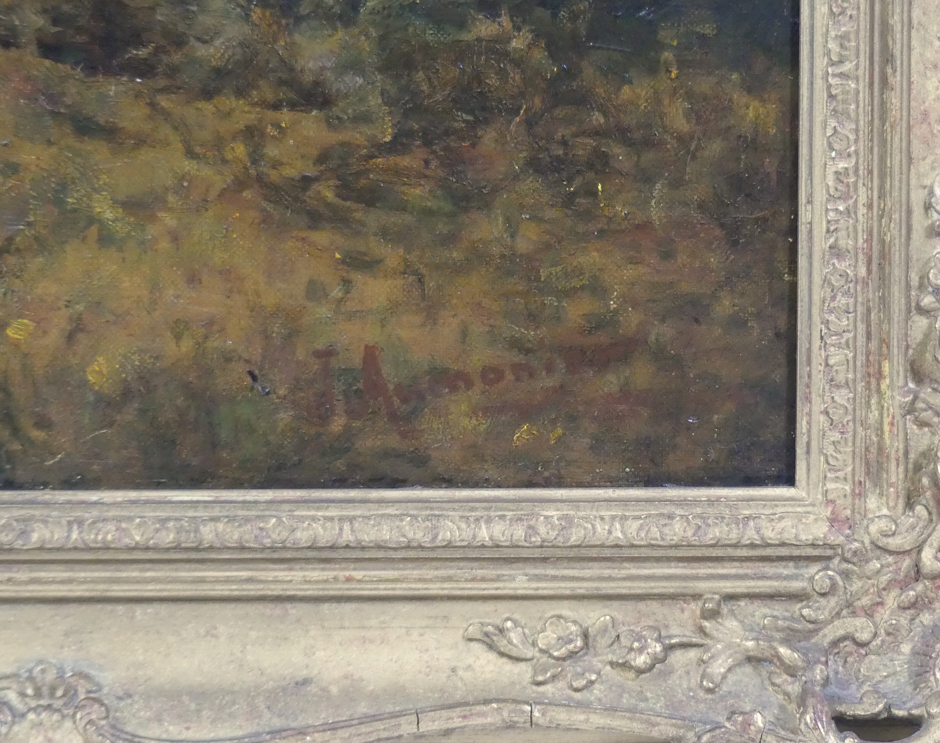 James Aumonier | Flower-pickers in a pastoral landscape with horses ...