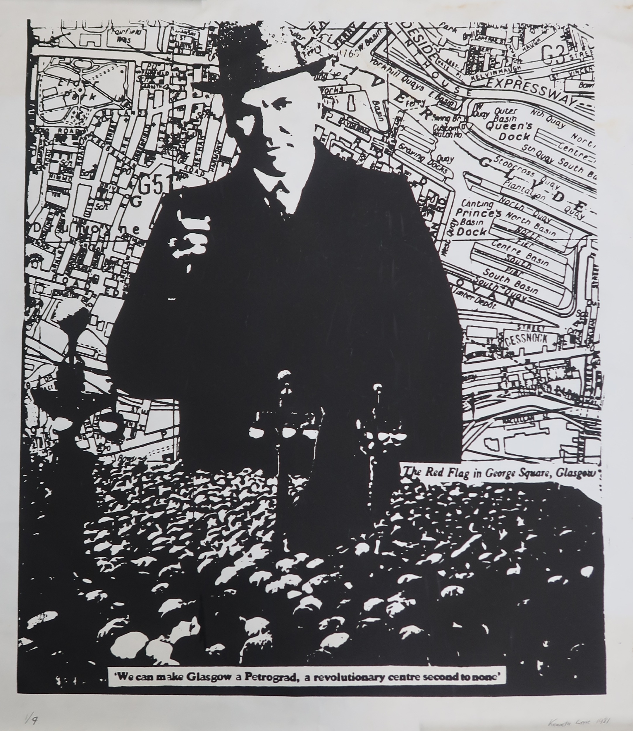 Ken Currie | JOHN MACLEAN - GLASGOW (1981) | MutualArt