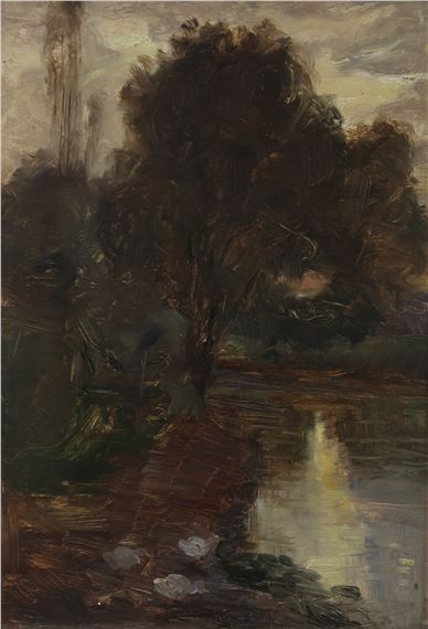 Thomas Millie Dow | Kirkcaldy - Raith Lake (Circa 1880) | MutualArt