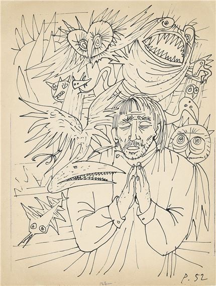 Mario Prassinos | Evening Prayer (1952) | MutualArt