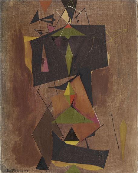 Mario Prassinos | Cubist composition (1937) | MutualArt