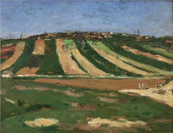 Adolf Fényes | A landscape | MutualArt
