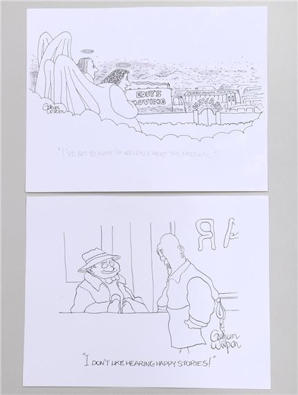 Gahan Wilson | Group of (10) Drafts of New Yorker Cartoons | MutualArt