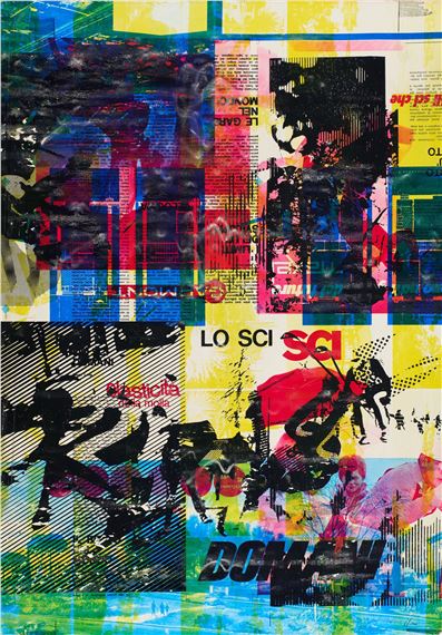 Mimmo Rotella | Untitled (1965) | MutualArt