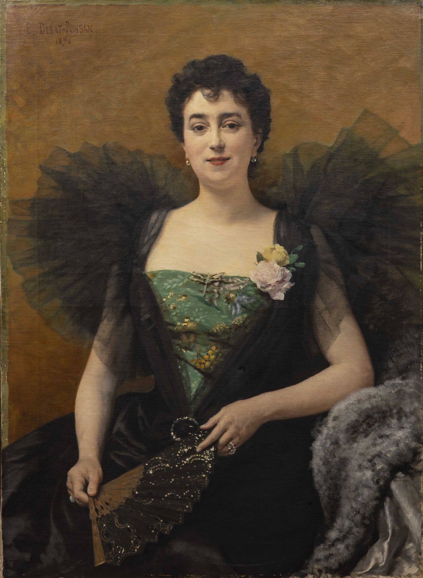 Édouard Bernard Debat-Ponsan | Portrait (1896) | MutualArt