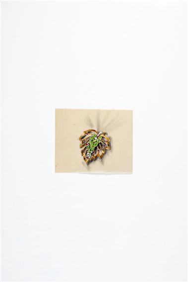 Pierre Conroux | A gouache drawing on tracing paper featuring a yellow ...