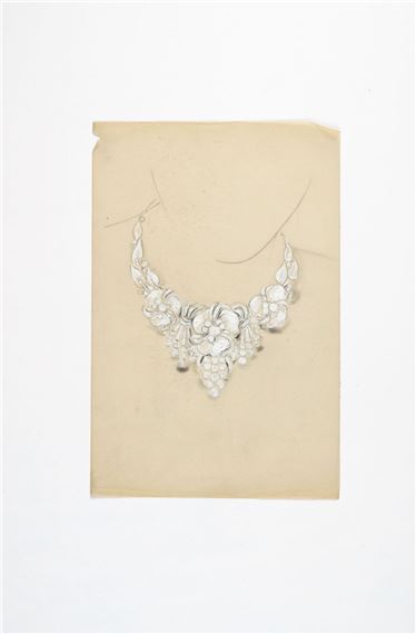Pierre Conroux | A gouache drawing on tracing paper depicting the ...