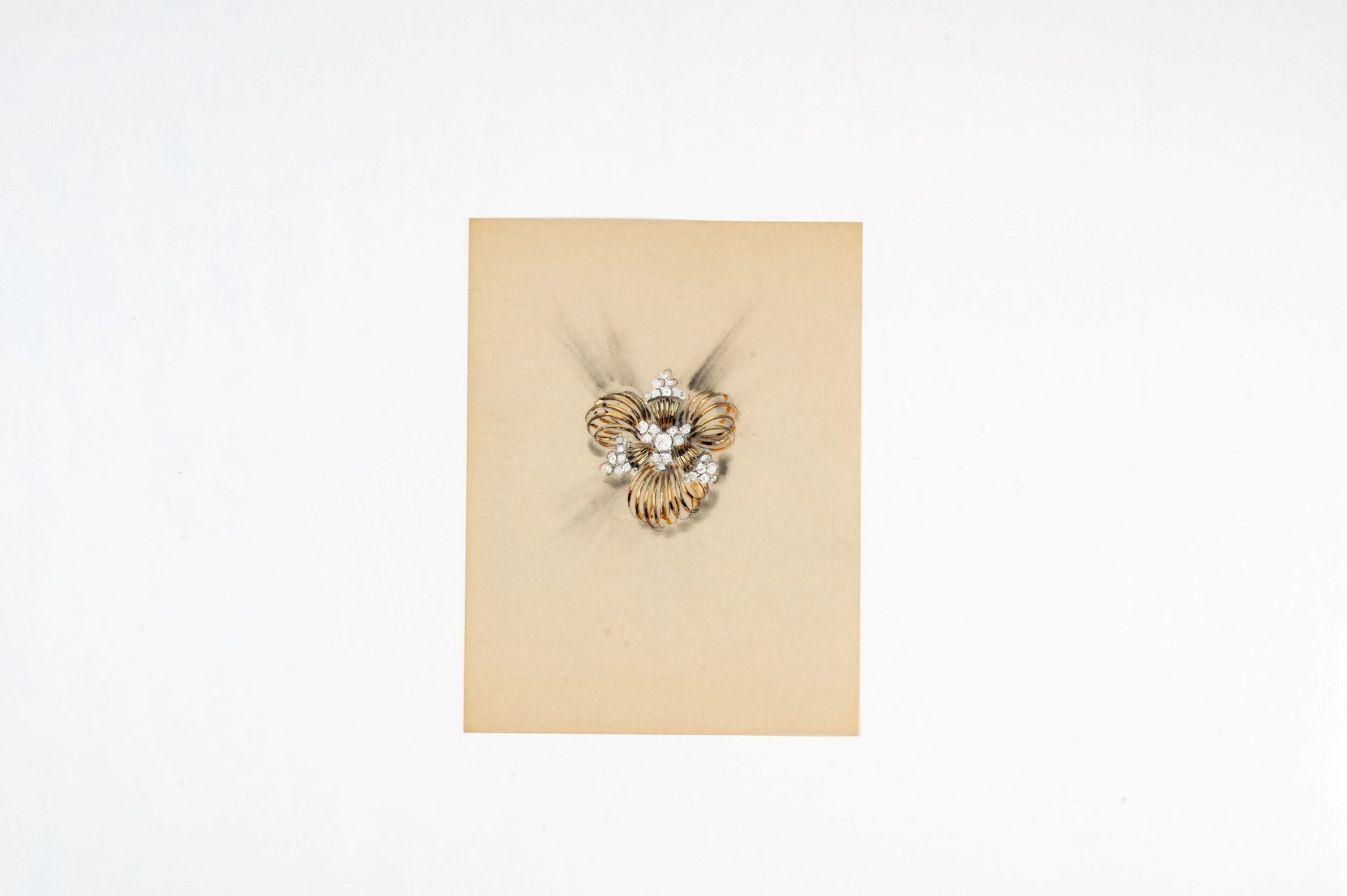 Pierre Conroux | A gouache drawing on tracing paper depicting a yellow ...