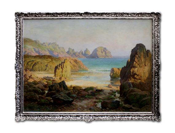Frank Brooks | The Pea Stacks from Moulin Huet | MutualArt