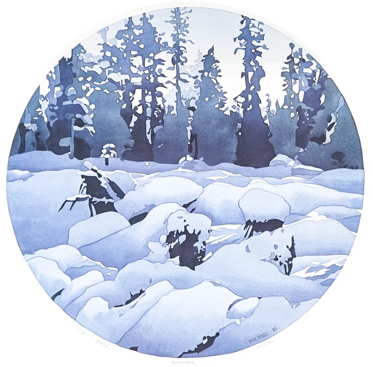 Byron Birdsall | Blue Alyeska (1976) | MutualArt