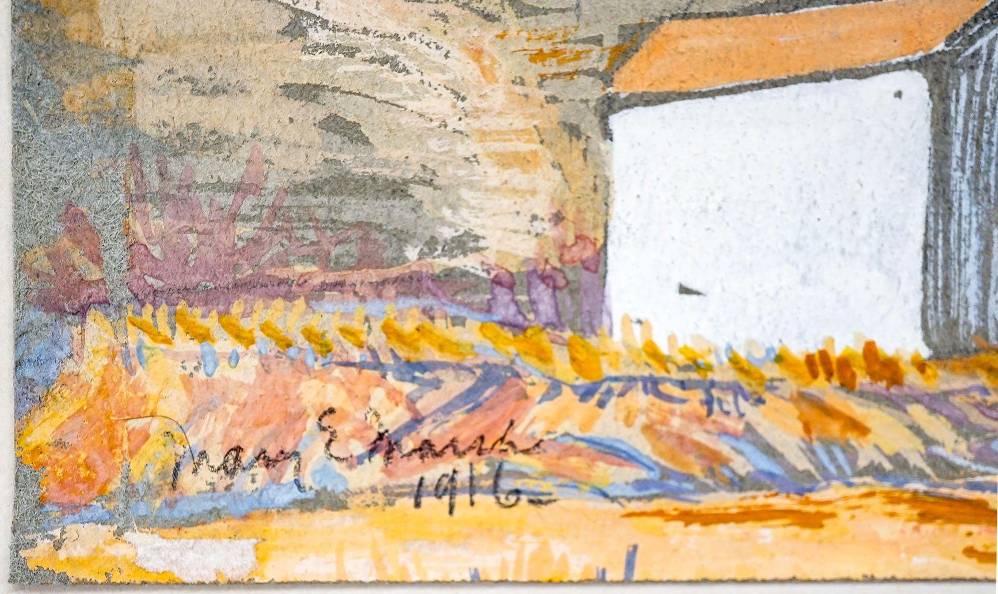 Mary Jordan Marsh Buff | Mary Jordan Marsh Buff Original Gouache (1916 ...