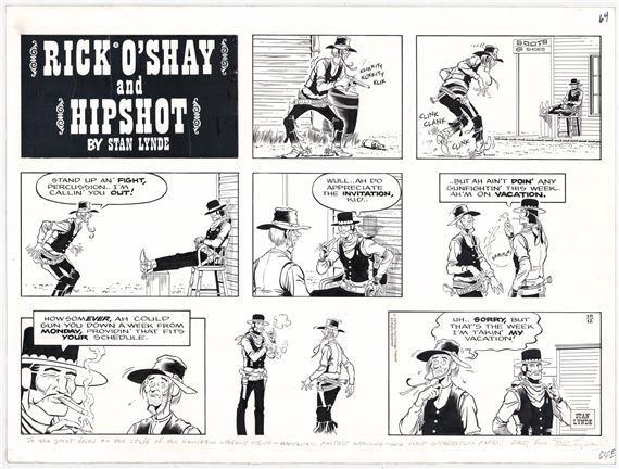 Stan Lynde | Rick O'Shay & Hipshot (1975) | MutualArt