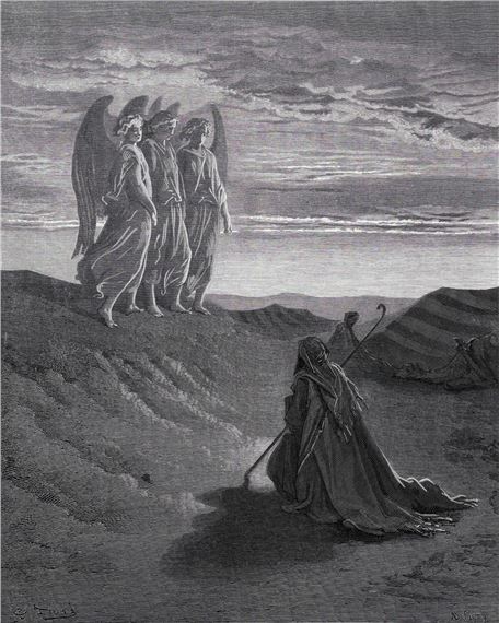 Gustave Doré | Abraham's Celestial Visitors (1880) | MutualArt