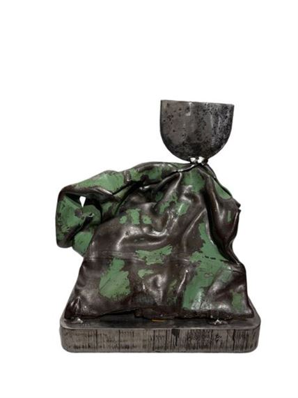Pierre Malbec | Free-form sculpture in folded metal | MutualArt