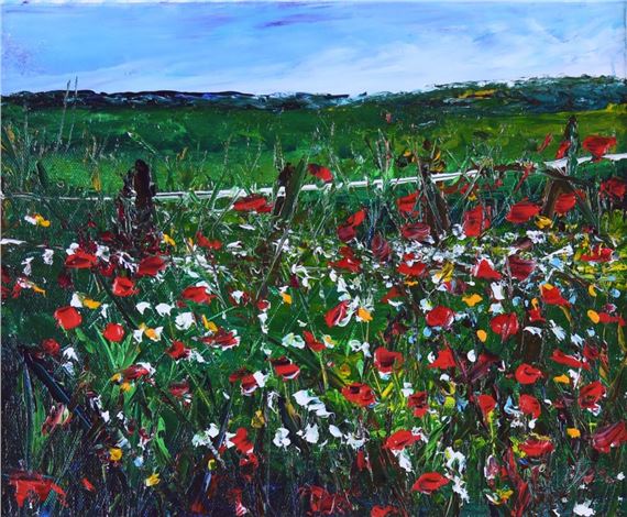 Declan Marry | A Field of Wild Flowers | MutualArt