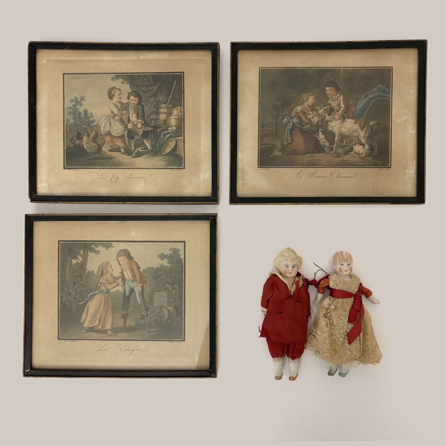 Jean-Baptiste Huet | Hand Colored Etchings | MutualArt
