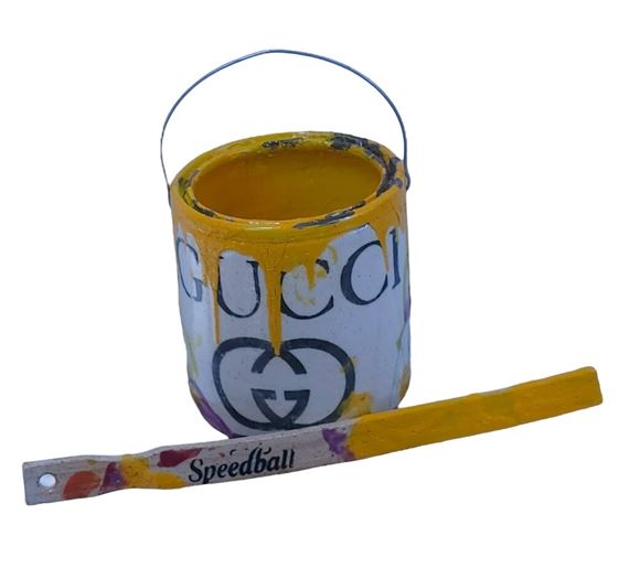 Ray Gross | GUCCI?? PAINT CAN & BRUSH SCULPTURES | MutualArt