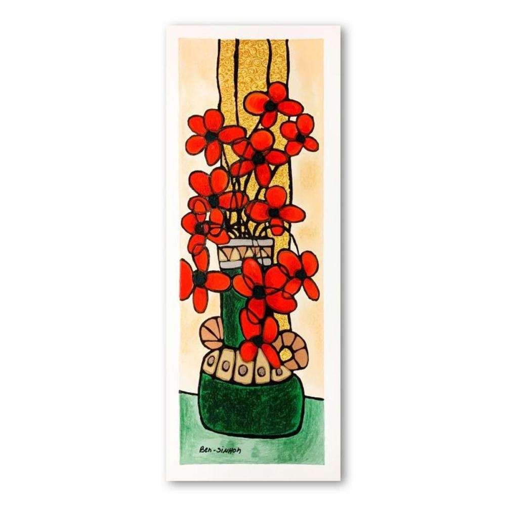Ben Simhon | Green Vase | MutualArt