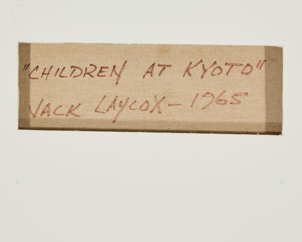 Jack Laycox | Children at Kyoto (1965) | MutualArt