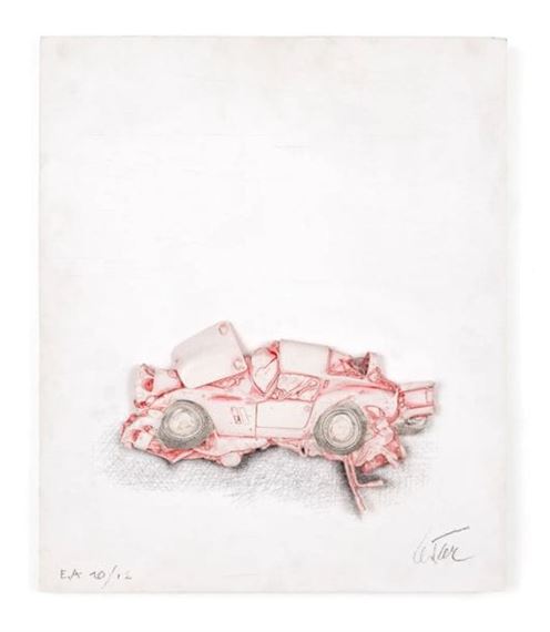 César Baldaccini | Compressed car (1994) | MutualArt