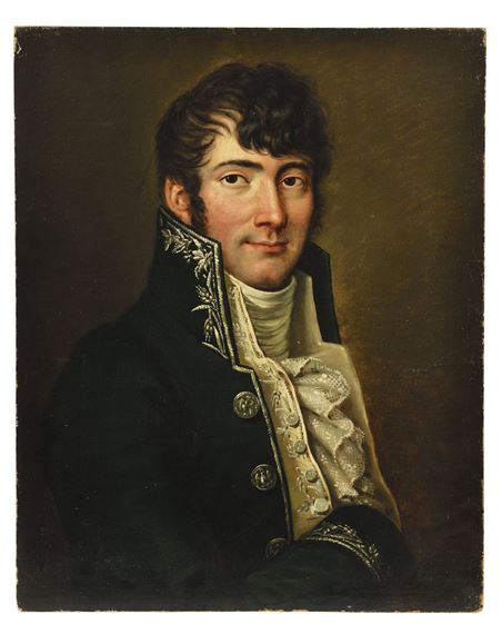 Edouard Pingret | Portrait of a man in a prefect's habit (18) | MutualArt