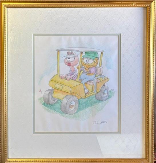 Jim Davis | Original animation drawing | MutualArt