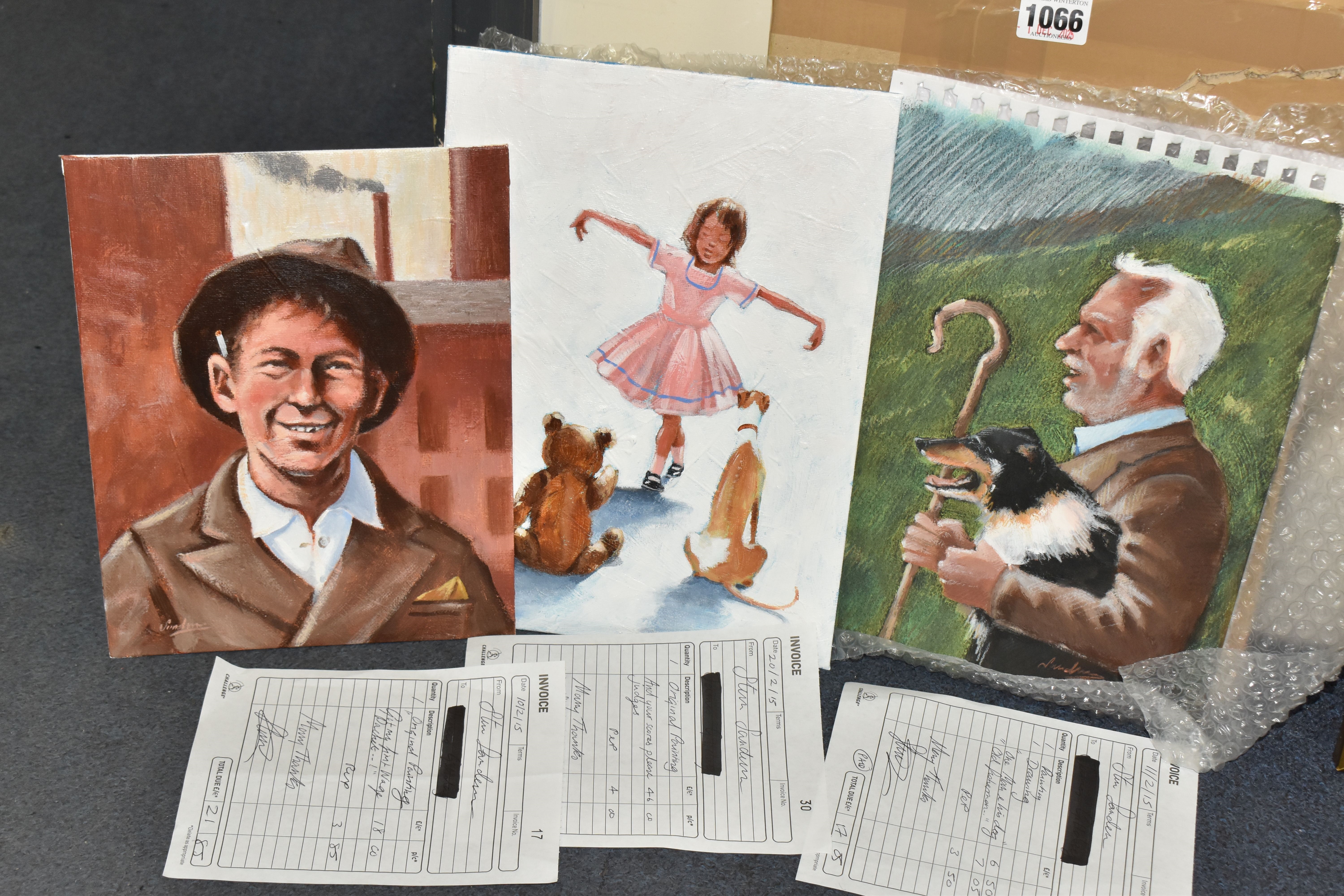 Steve Sanderson | FOUR PORTRAIT STUDIES (2015) | MutualArt
