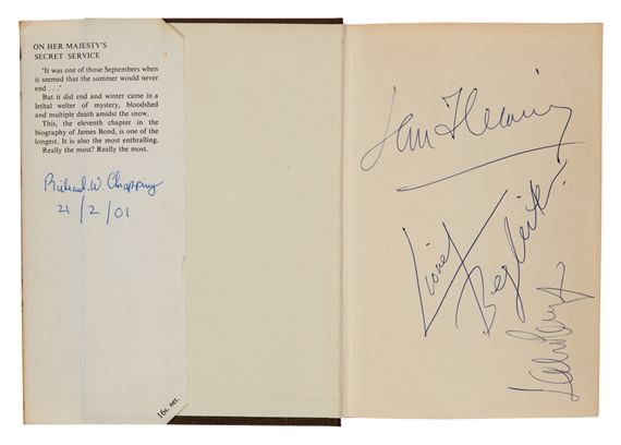 Richard Chopping | Ian Fleming | On Her Majesty's Secret Service, 1963 ...