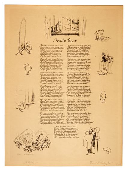 Ernest Howard Shepard | E.H. Shepard and A.A. Milne | Suite of six ...