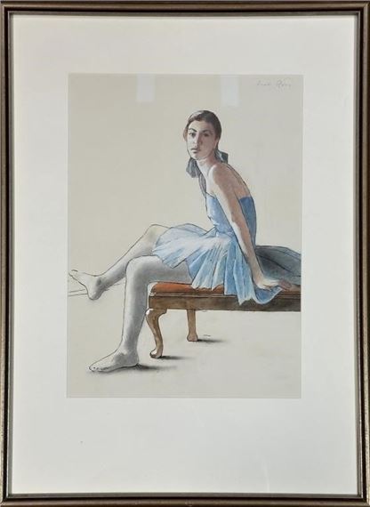 Fred Ross | DANCER IN BLUE DRESS (1994) | MutualArt