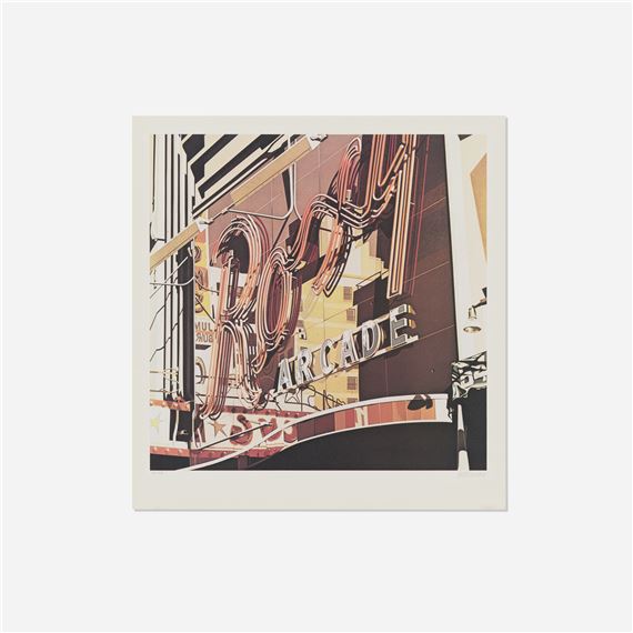 Robert Cottingham | Roxy Arcade (1972) | MutualArt