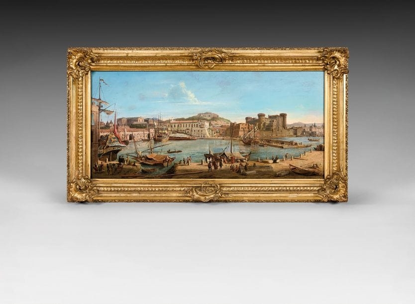 Gaspar Van Wittel | View of the Darsena galleys (1712) | MutualArt