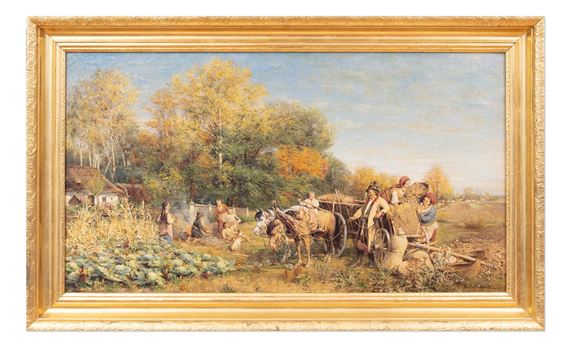 Hippolyte Lipinski | Sklizeň (1882) | MutualArt