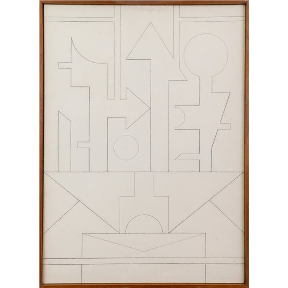 Rubem Valentim | Emblema-Desenho-Construção 90 (1990) | MutualArt
