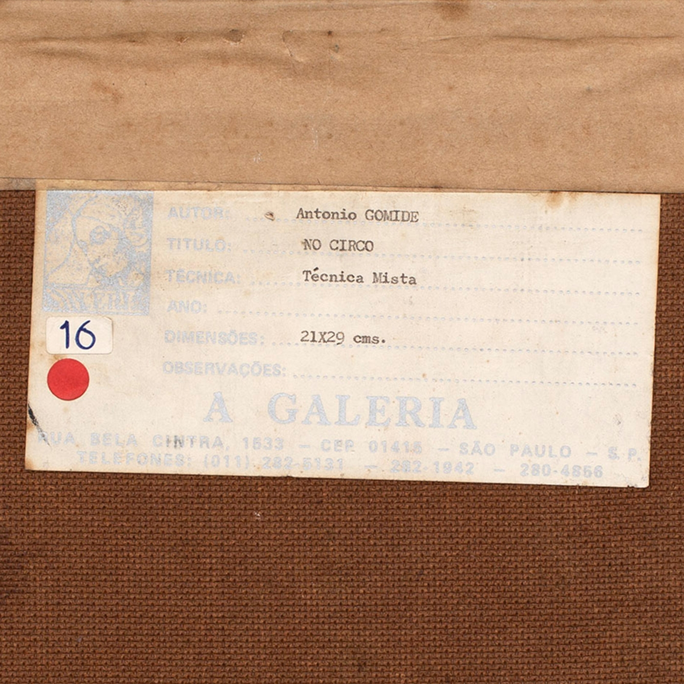 Antonio Gomide | No circo | MutualArt