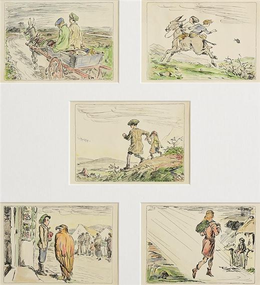 Jack B. Yeats | The Turf Cutter's Donkey | MutualArt