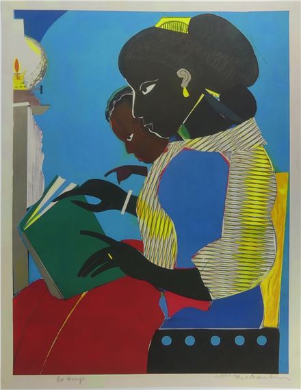 Romare Bearden | The Lamp | MutualArt