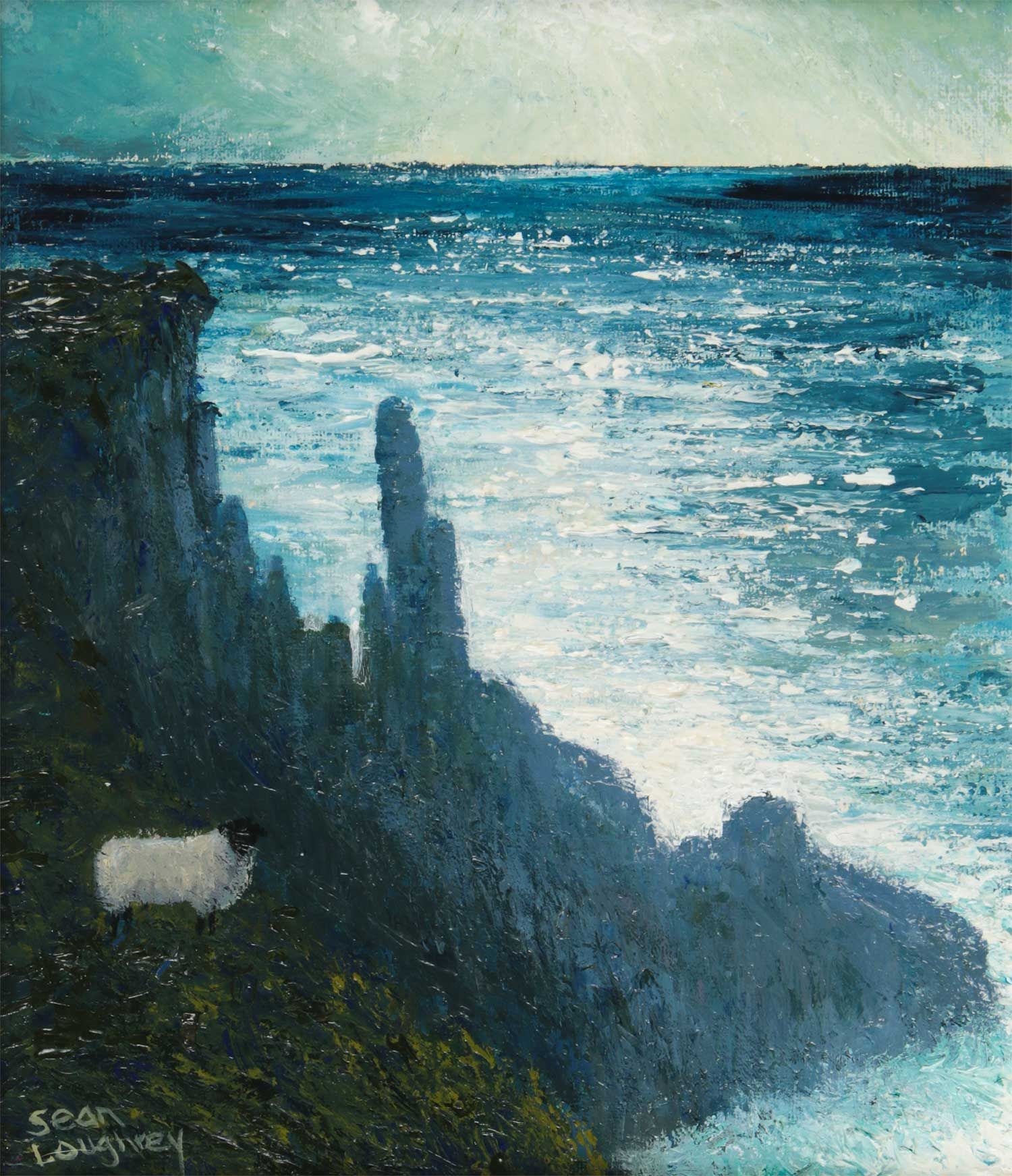 Sean Loughrey | THE CHIMNEY STACKS AT THE GIANT'S CAUSEWAY | MutualArt