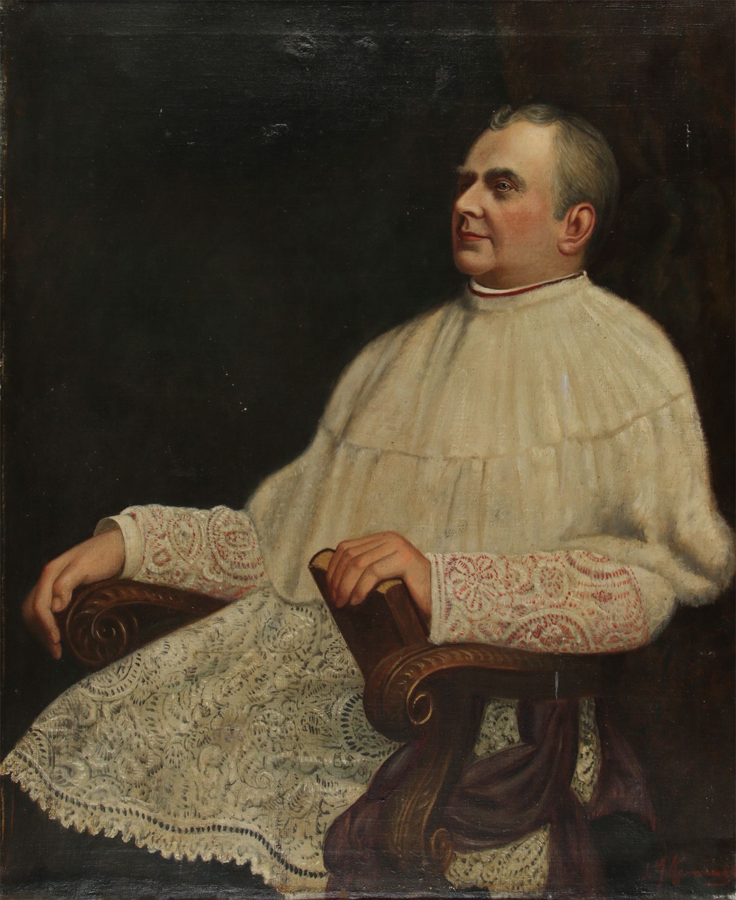 Joseph Malachy Kavanagh | SEATED PRIEST | MutualArt
